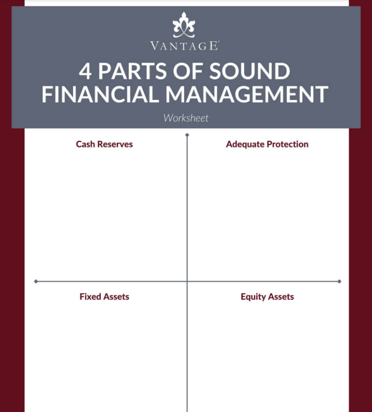 Sound Financial Management Worksheet - Vantage Self-Directed Retirement ...